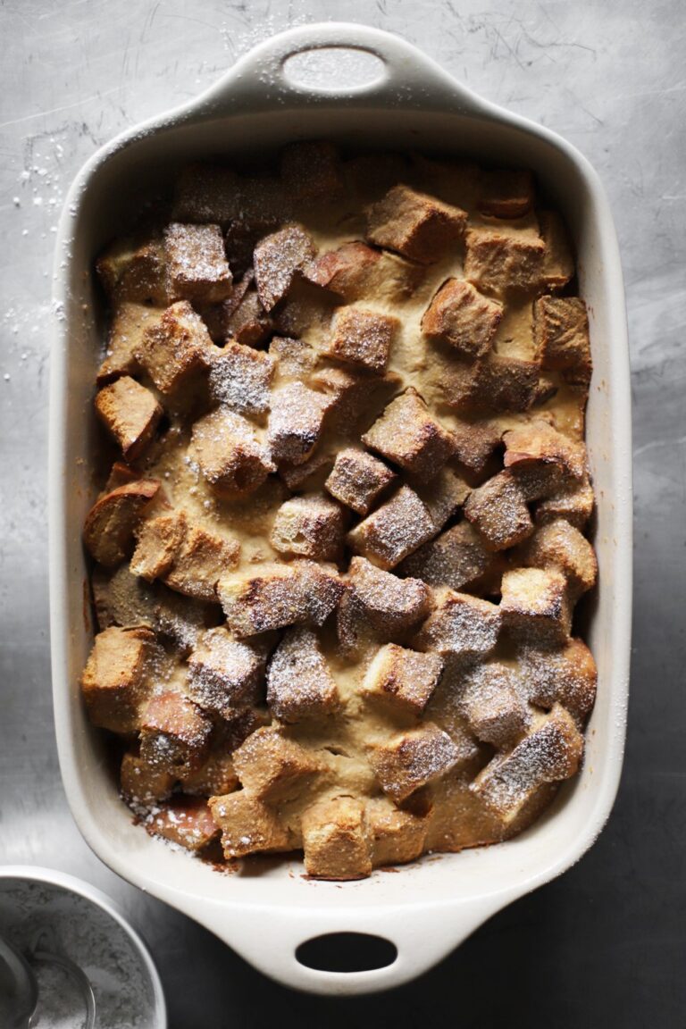 cardamom and tea french toast casserole - Cardamom and Tea