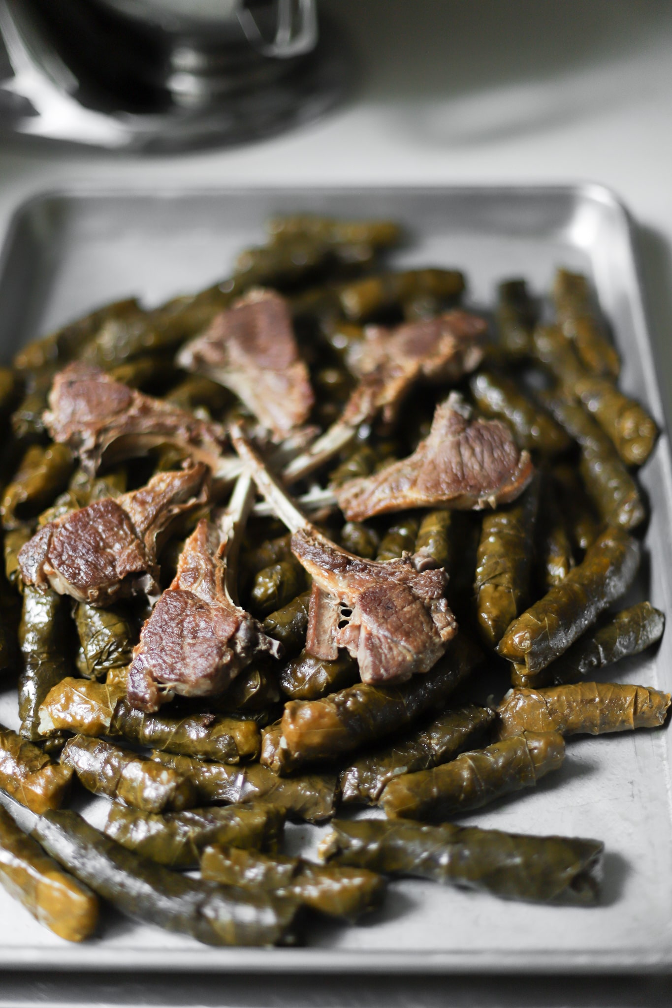 Warak Enab (Lebanese grape leaves) - Cardamom and Tea