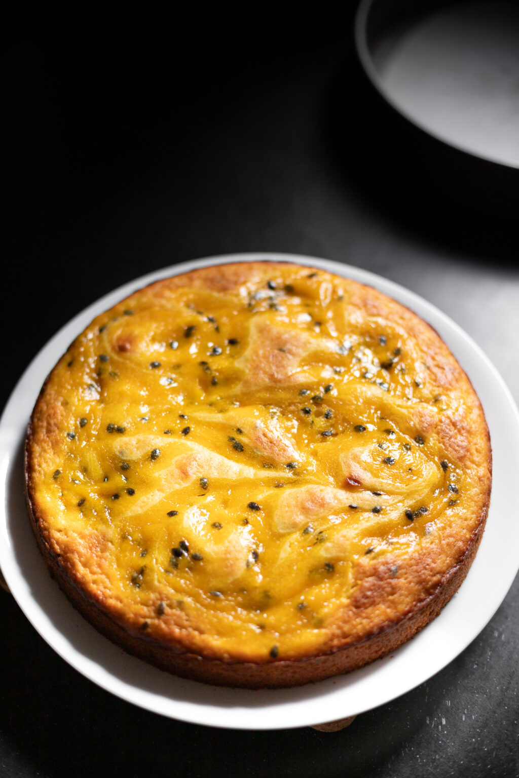 Passion Fruit Cake - Cardamom and Tea