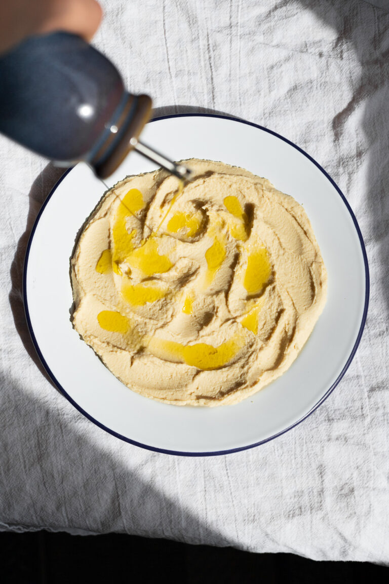 Hummus, made from dried chickpeas - Cardamom and Tea