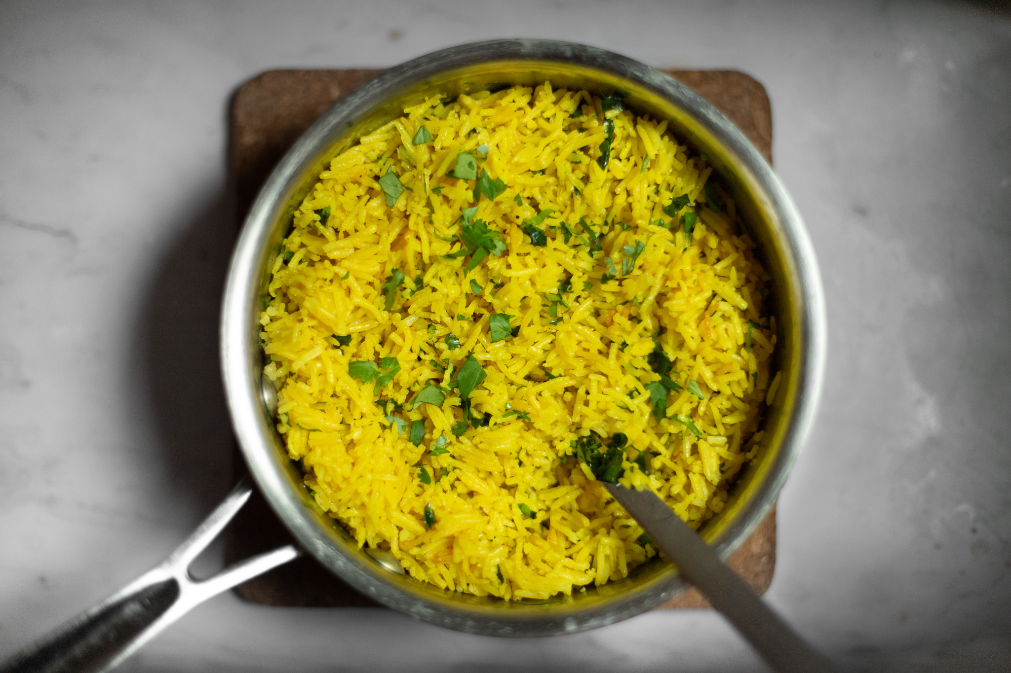 Yellow Rice - Cardamom and Tea