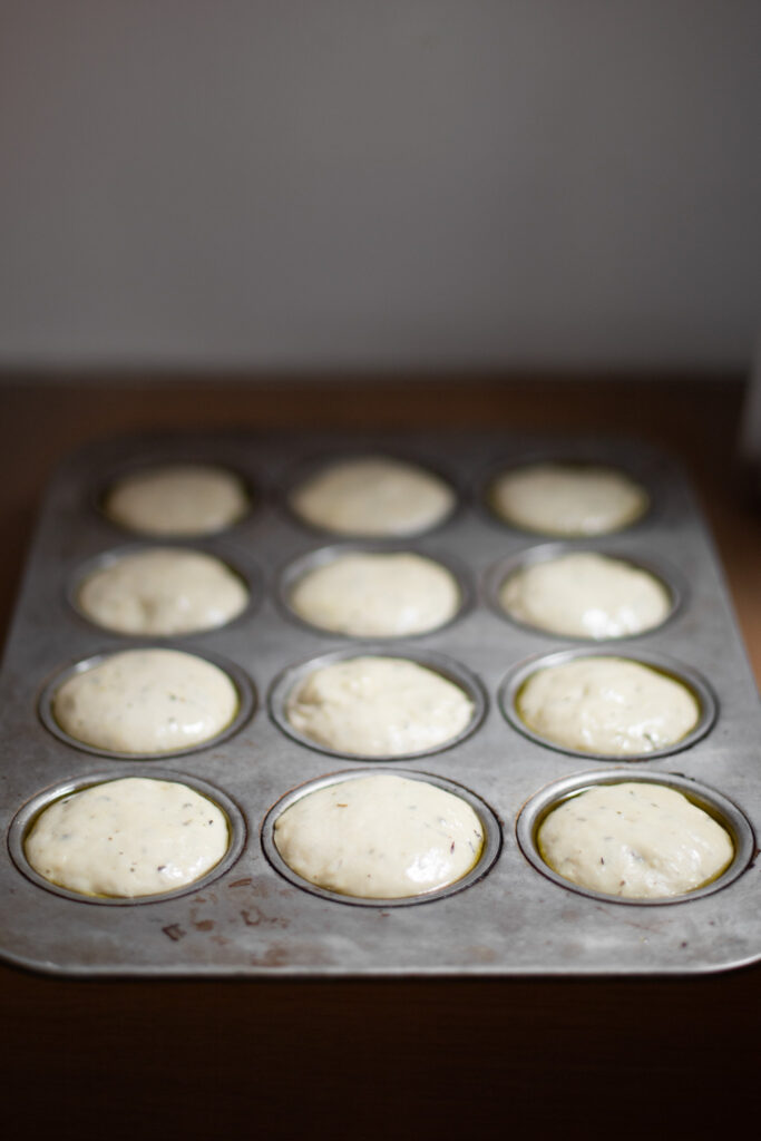 Focaccia Muffins - Cardamom and Tea